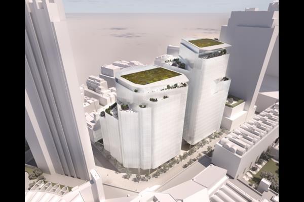 SOM working up plans for two-tower office scheme next to Barbican ...